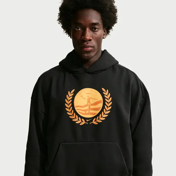 Nike Lebron "out For Redemption" Therma-fit Basketball Hoodie - Black