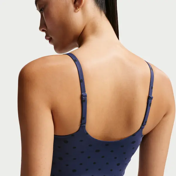 Nike One Light-support Padded Printed Sports Bra