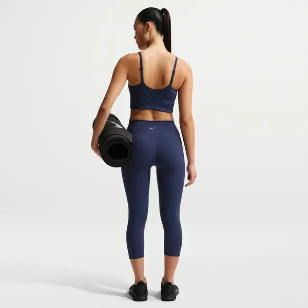 Nike One Light-support Padded Printed Sports Bra