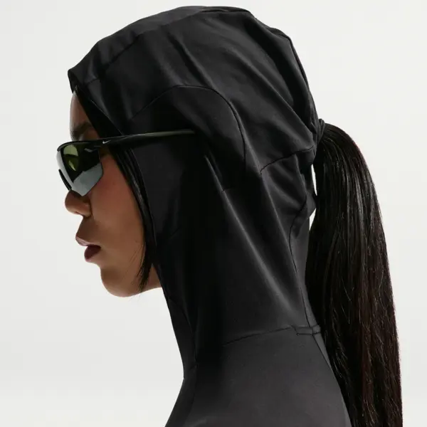 Nike Uv-resistant Hooded Trail Running Mid-layer Top