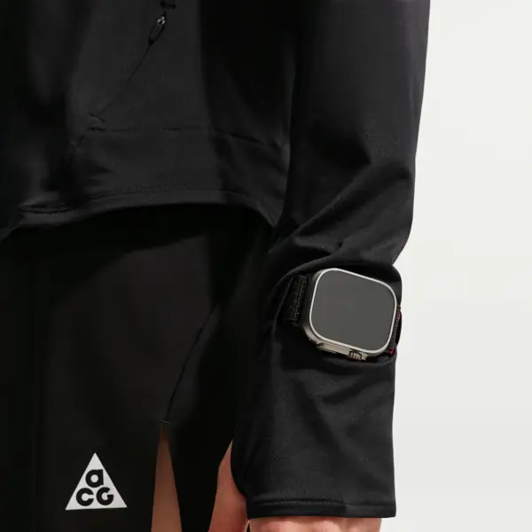 Nike Uv-resistant Hooded Trail Running Mid-layer Top