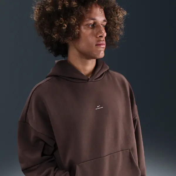 Nike Standard Issue Therma-fit Brushed Basketball Pullover Hoodie - Brown