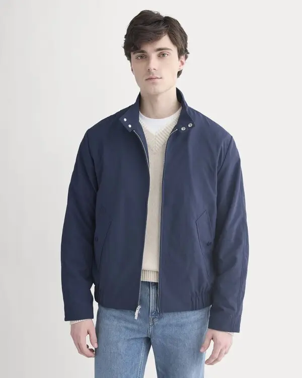 Everlane Re:cycled Nylon Harrington Jacket - Deep Navy