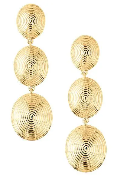 Lié Studio The Ruby Dangle Earrings - Gold