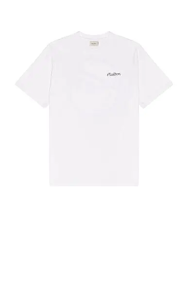 MALBON Bermuda Baldwin Tee - White