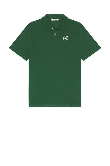 MALBON Fairway Baldwin Polo - Forest