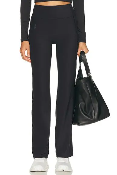 On Studio Flared Tights - Black
