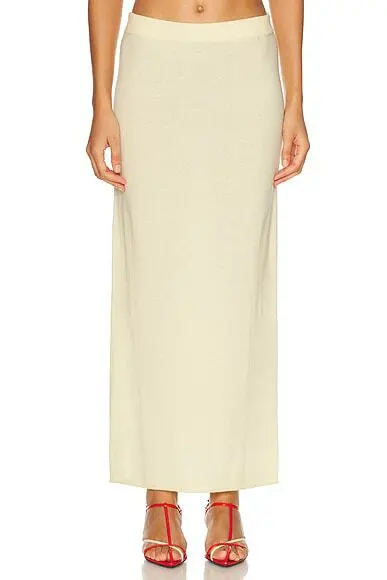 LISA YANG Carlotta Skirt - Limone