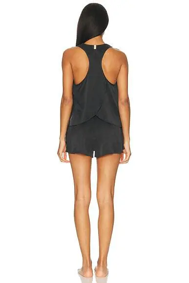 Lunya Washable Silk Tulip Back Pajama Set