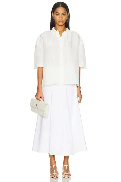 JIL SANDER Short Sleeve Blouse