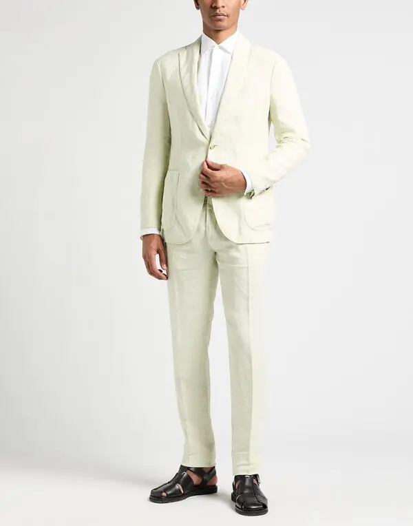 Boglioli Suit Size Linen - Green