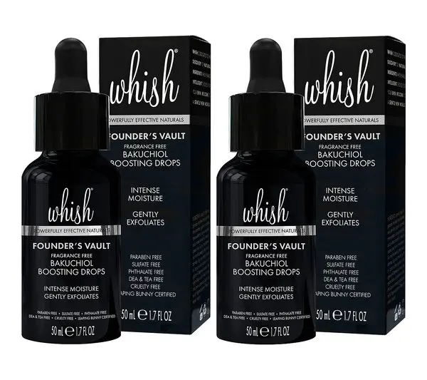 Whish Founders Vault 1.7oz Bakuchiol Boosting Drops Duo - One-color