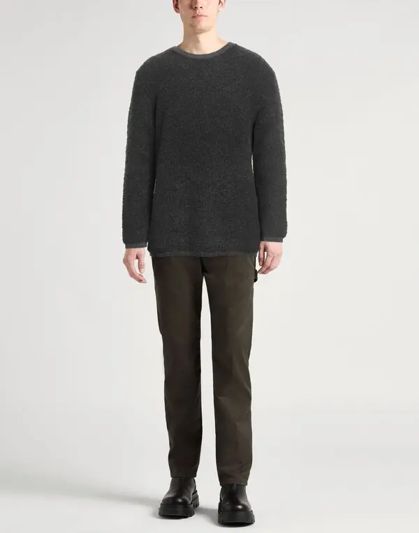 Aspesi Sweater In Acrylic, Polyamide, Viscose, And Wool - Lead