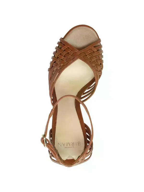 ALEXANDRE BIRMAN Lilian Woven Heeled Sandals