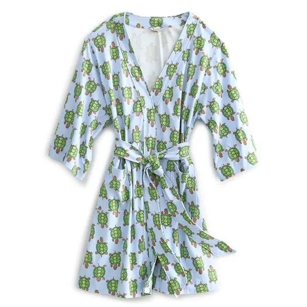VERA BRADLEY Knit Robe In Slow Dance - Blue