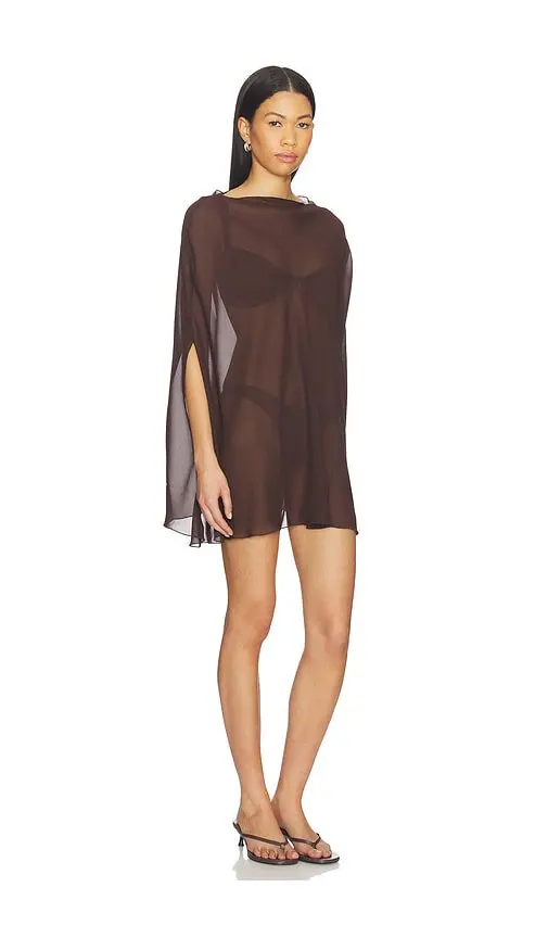 Lioness Aura Poncho - Chocolate
