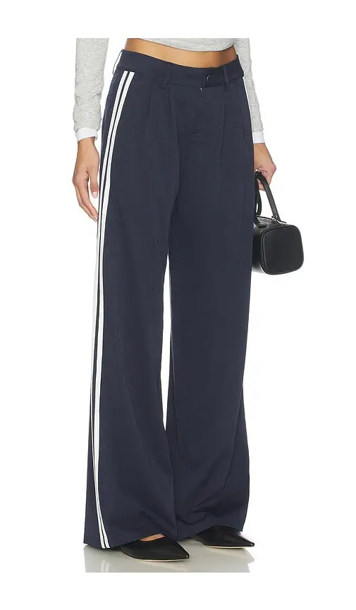 Superdown Katherine Trousers - Navy & White Stripe