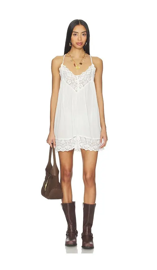 Free People Fiona Slip - Clean Ivory