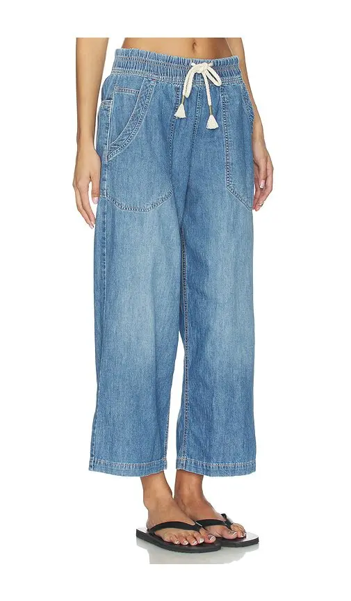 Free People We The Free Easy Peasy Pull On Jean - No Problem