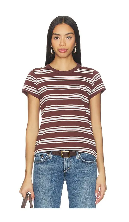 Rag & Bone Slub Striped Tee