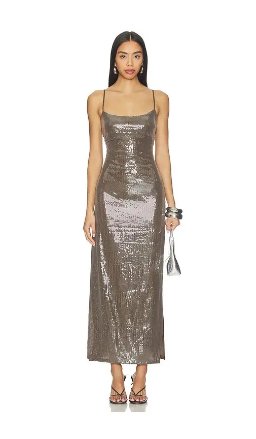 Miaou X Thais Dress - Brown