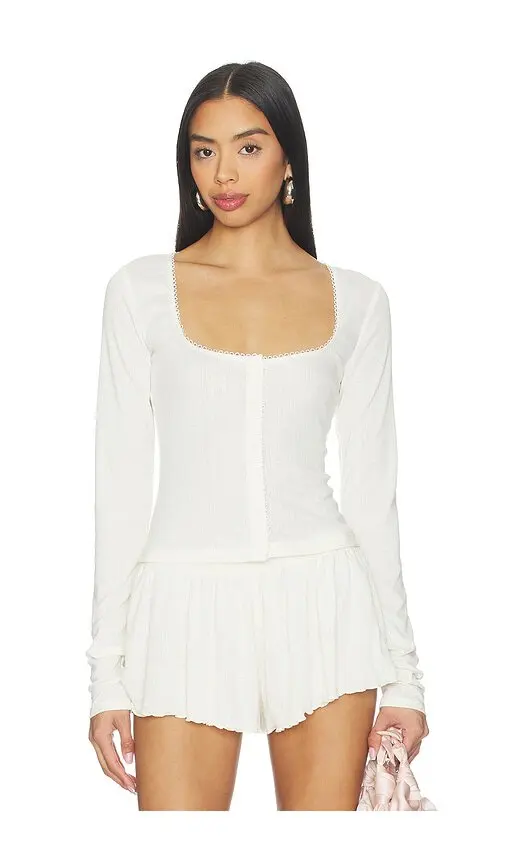 LOVERS AND FRIENDS Isobel Top - Ivory