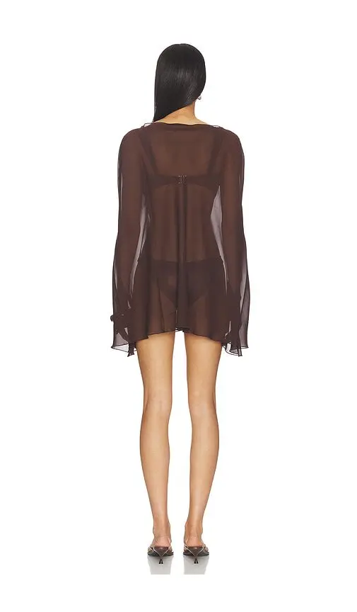 Lioness Aura Poncho - Chocolate