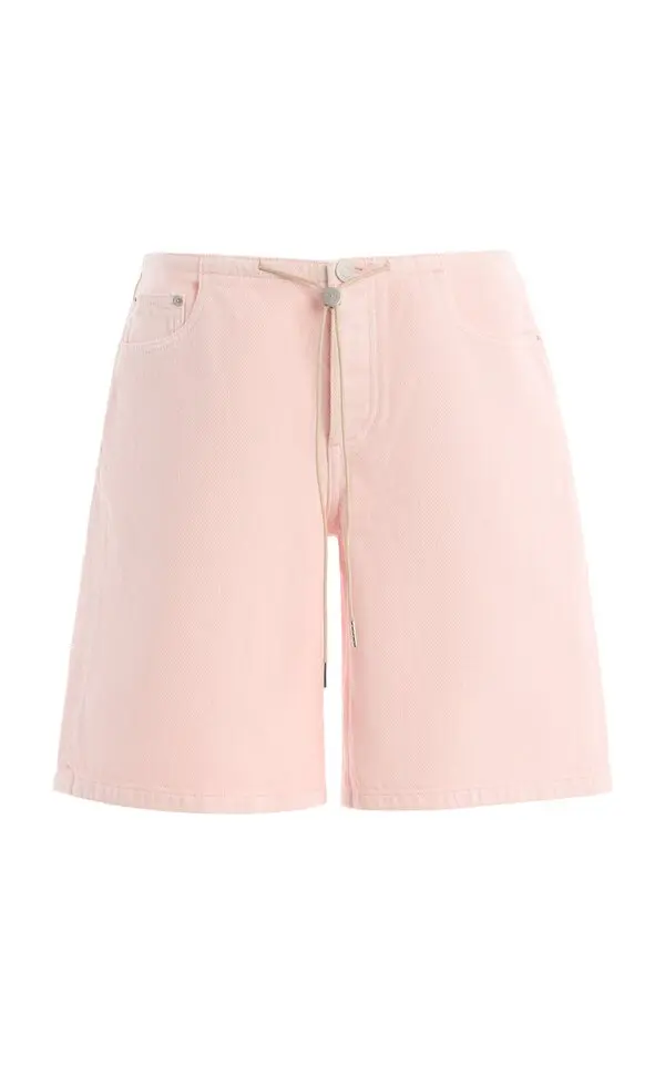 Still Here Low-rise Relaxed Fit Cotton Denim Shorts