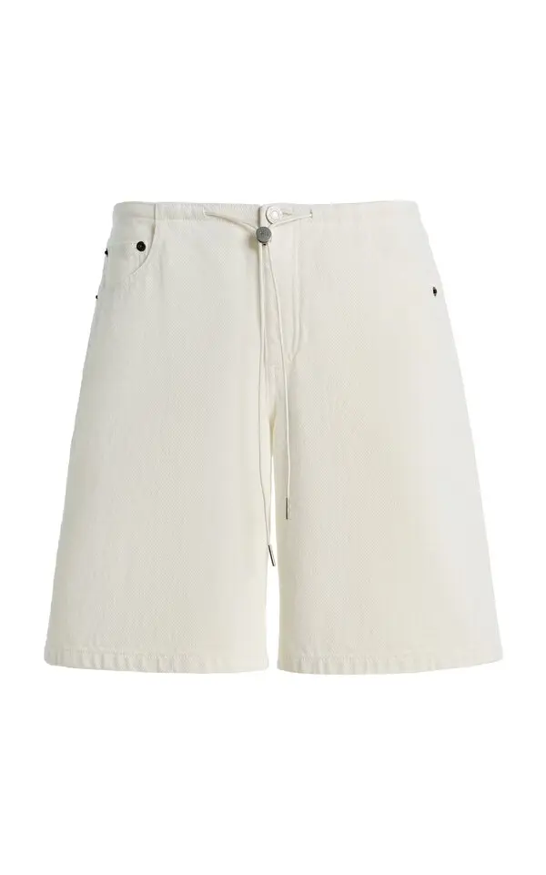 Still Here Low-rise Relaxed Fit Cotton Denim Shorts