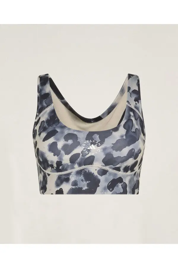 Adidas By Stella McCartney Truepurpose Leopard Print Power Impact Training Bra