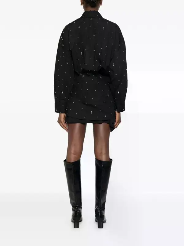 Giuseppe Di Morabito Embellished Tie-front Dress