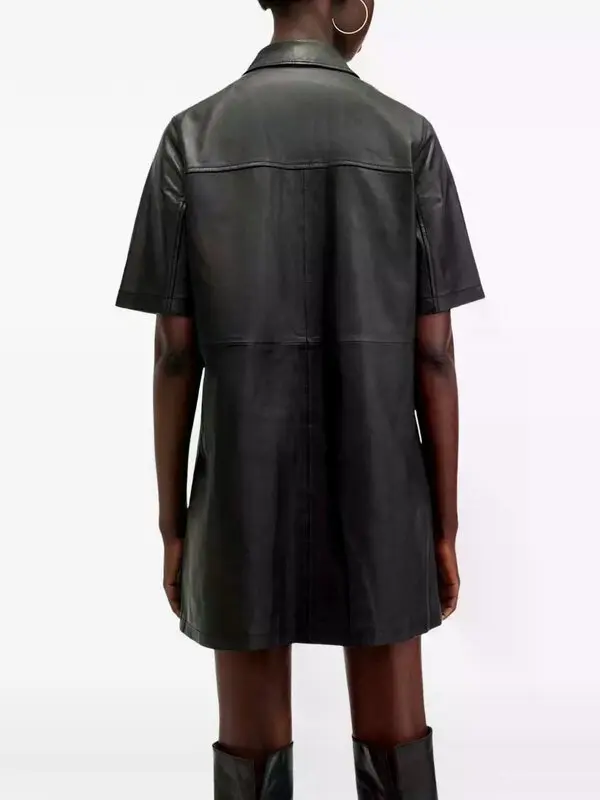 ALLSAINTS Rock Leather Mini Dress