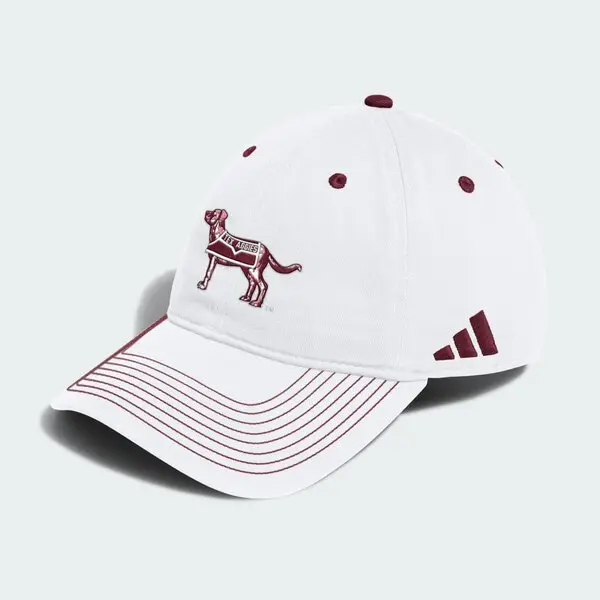 Adidas Slouch Cap - White / Team Maroon / Multi / Multi