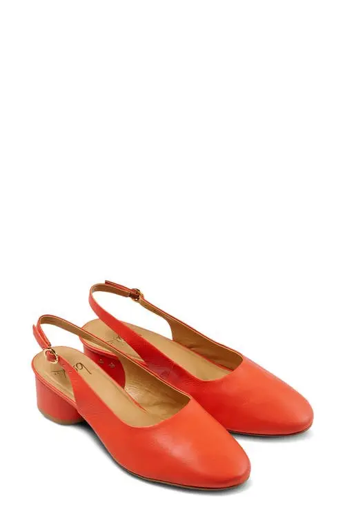 Beek Lora Slingback Pump - Tomato