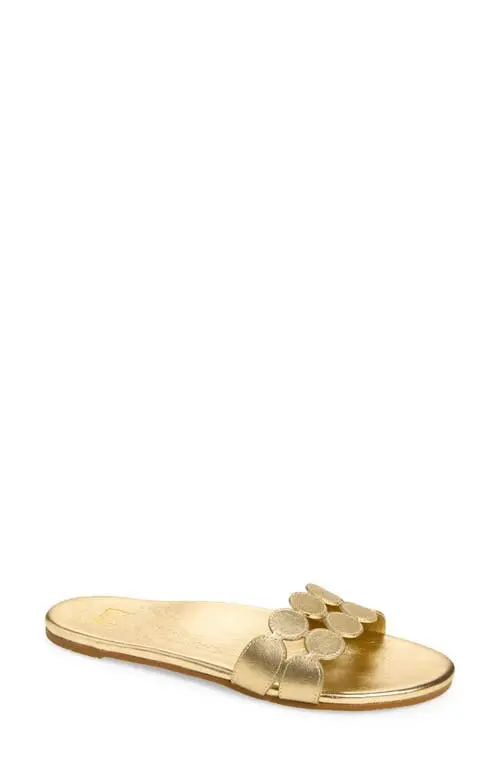 Beek Whirlybird Slide Sandal - Gold