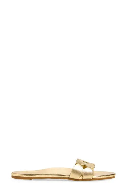 Beek Whirlybird Slide Sandal - Gold