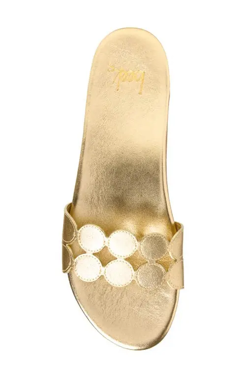 Beek Whirlybird Slide Sandal - Gold
