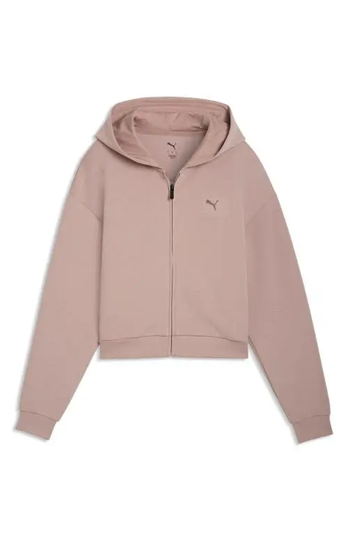 PUMA Cloudspun Zip Up Hoodie - Sandstone Heather
