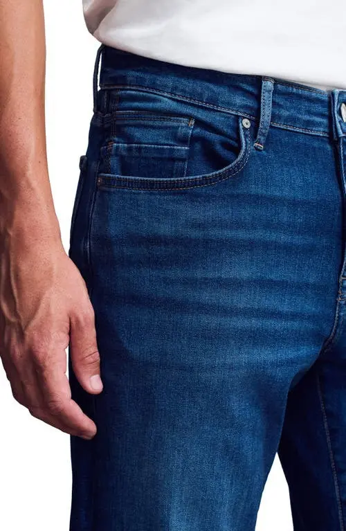 GENERAL DENIM WORKS Route Athletic Fit Tapered Leg Jeans - Deep