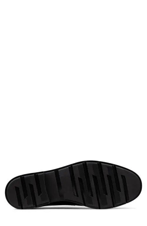 DONALD PLINER Calan Leather Monk Strap Shoe - Black