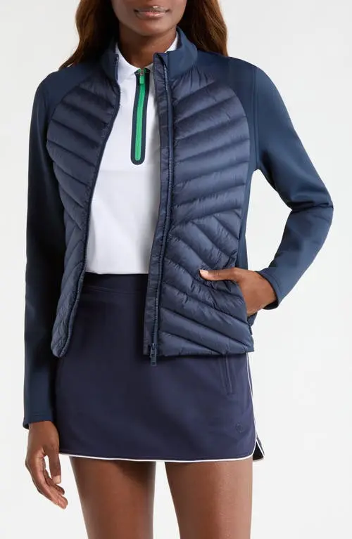 G/fore Hybrid Quilted V-down Golf Jacket