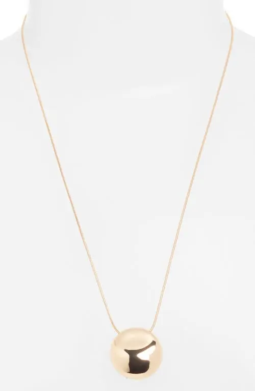 OPEN EDIT Orb Pendant Long Necklace