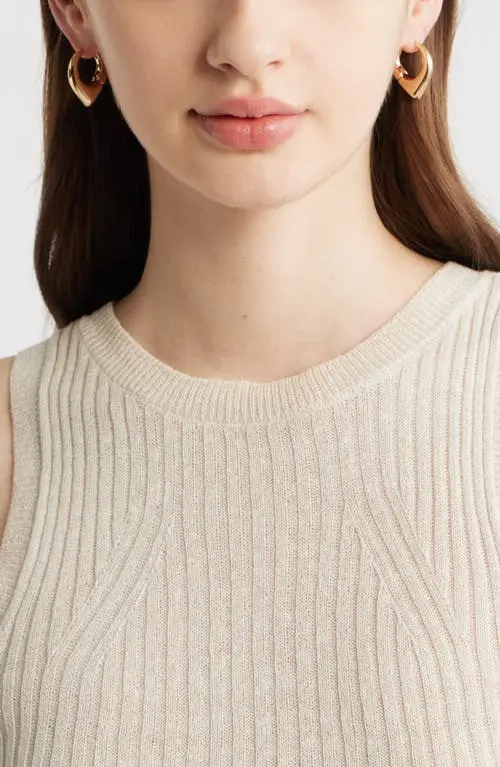 OPEN EDIT Set Of 3 Geometric Huggie Hoop Earrings - Gold