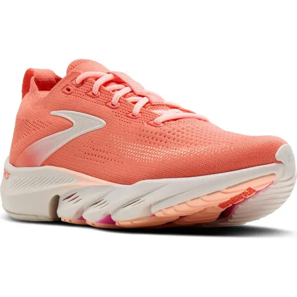 Brooks Glycerin Flex Running Sneakers - Peach Echo/coral/coconut