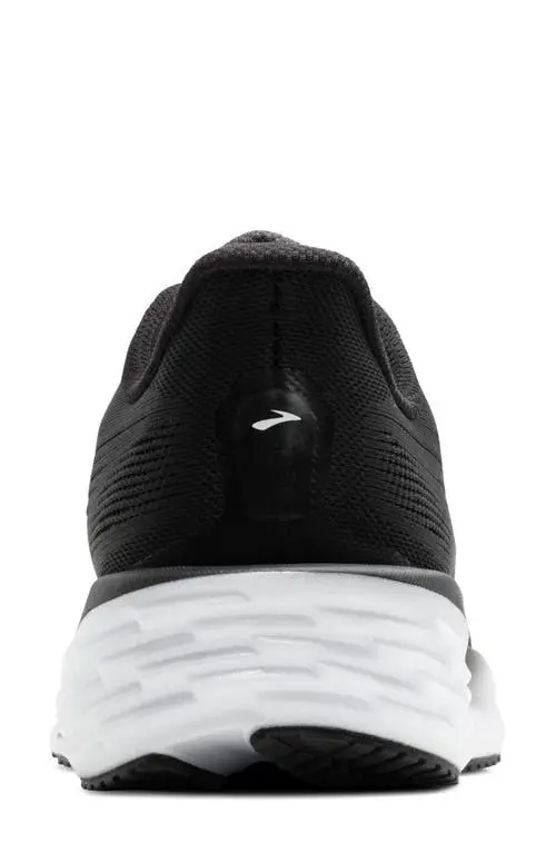 Brooks Launch Running Sneakers - Black/grey/white