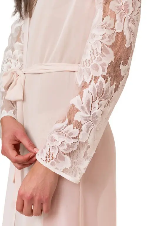 Rya Collection Royale Lace Sleeve Chiffon Robe