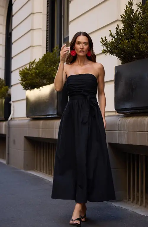 BRAVE+TRUE Avalon Strapless Maxi Dress - Black