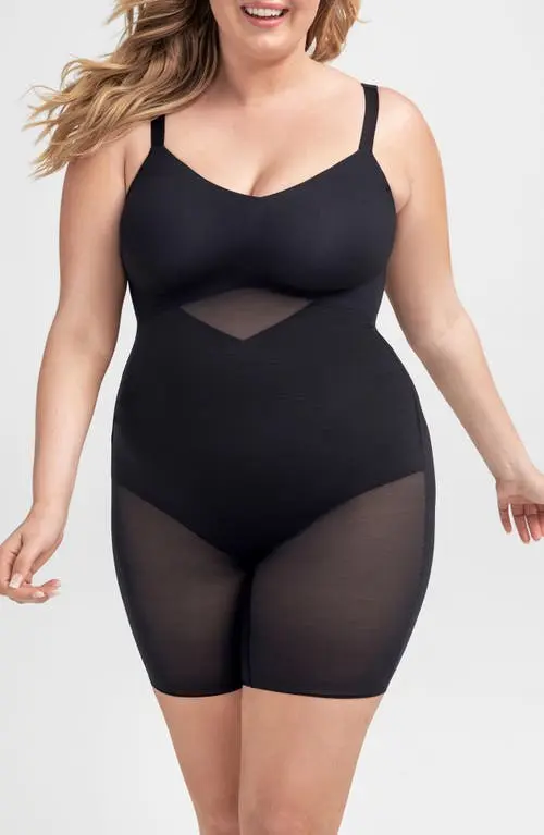 HONEYLOVE Mid-thigh Bodysuit - Runway