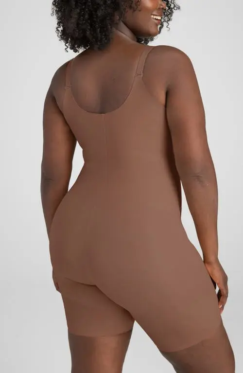 HONEYLOVE Mid-thigh Bodysuit - Toffee