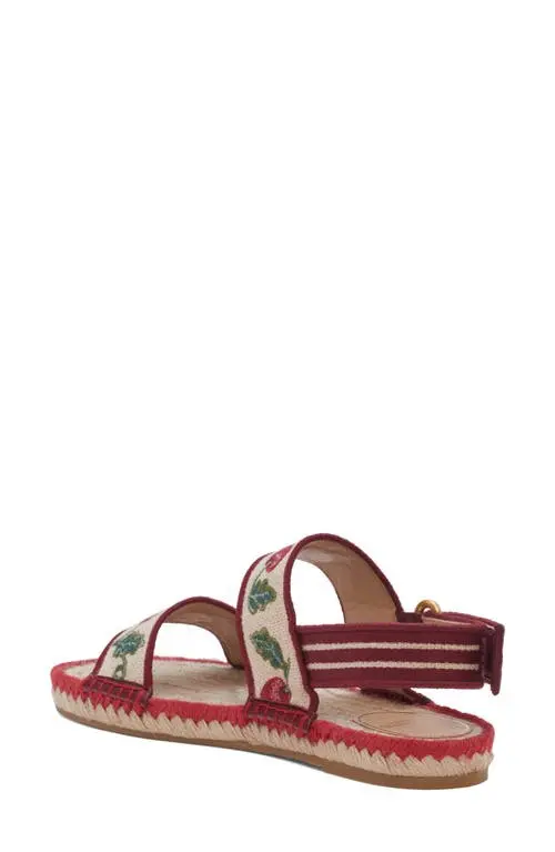 Valentino Garavani Cherryfic Double Strap Espadrille Sandals